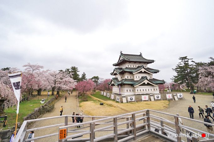 [รีวิว] ปราสาทฮิโรซากิ (Hirosaki Castle) เที่ยวงานเทศกาลชมซากุระ