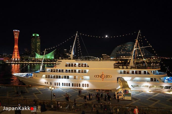 [รีวิว] โกเบ ฮาร์เบอร์แลนด์ (Kobe Harborland) ชมวิวริมอ่าวยามค่ำ