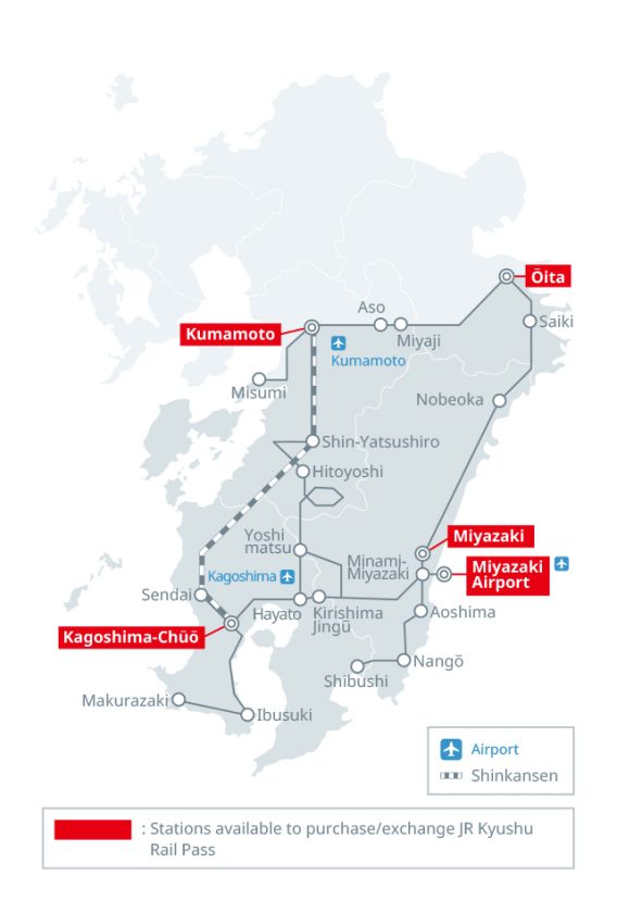 [รีวิว] Kyushu Rail Pass (All / North / South) บัตรรถไฟเที่ยวคิวชู